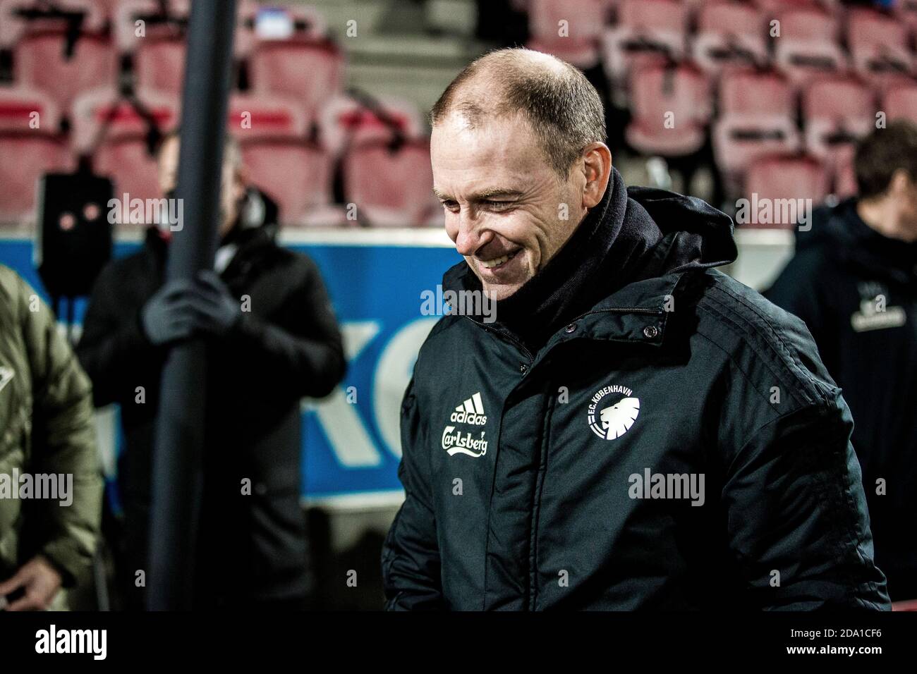 Herning, Denmark. 08th Nov, 2020. Head coach Jess Thorup of FC Copenhagen seen before the 3F ...