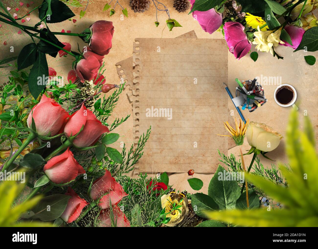 various romantic background images Stock Photo - Alamy