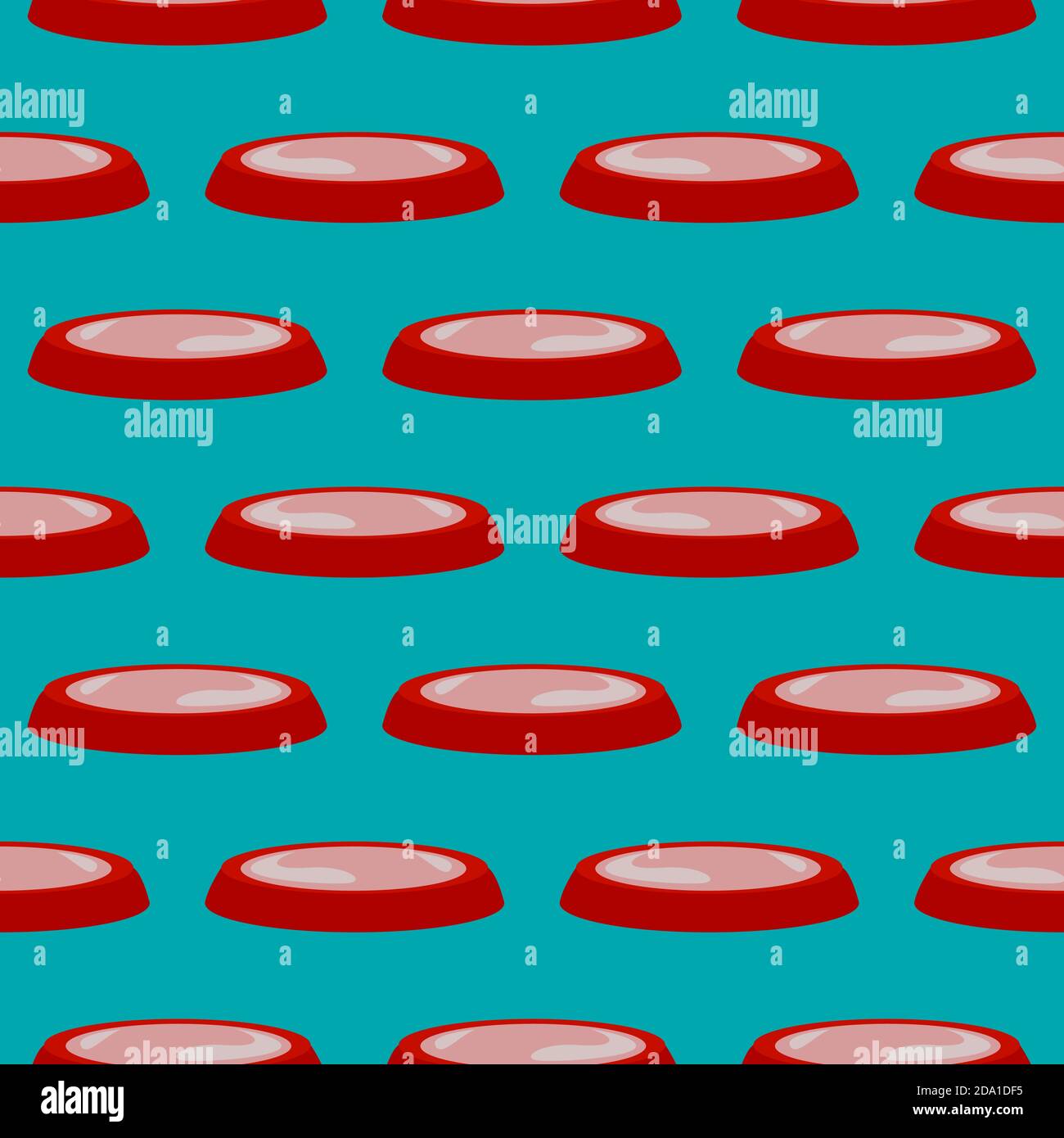 Empty plate on blue Stock Vector Images - Alamy