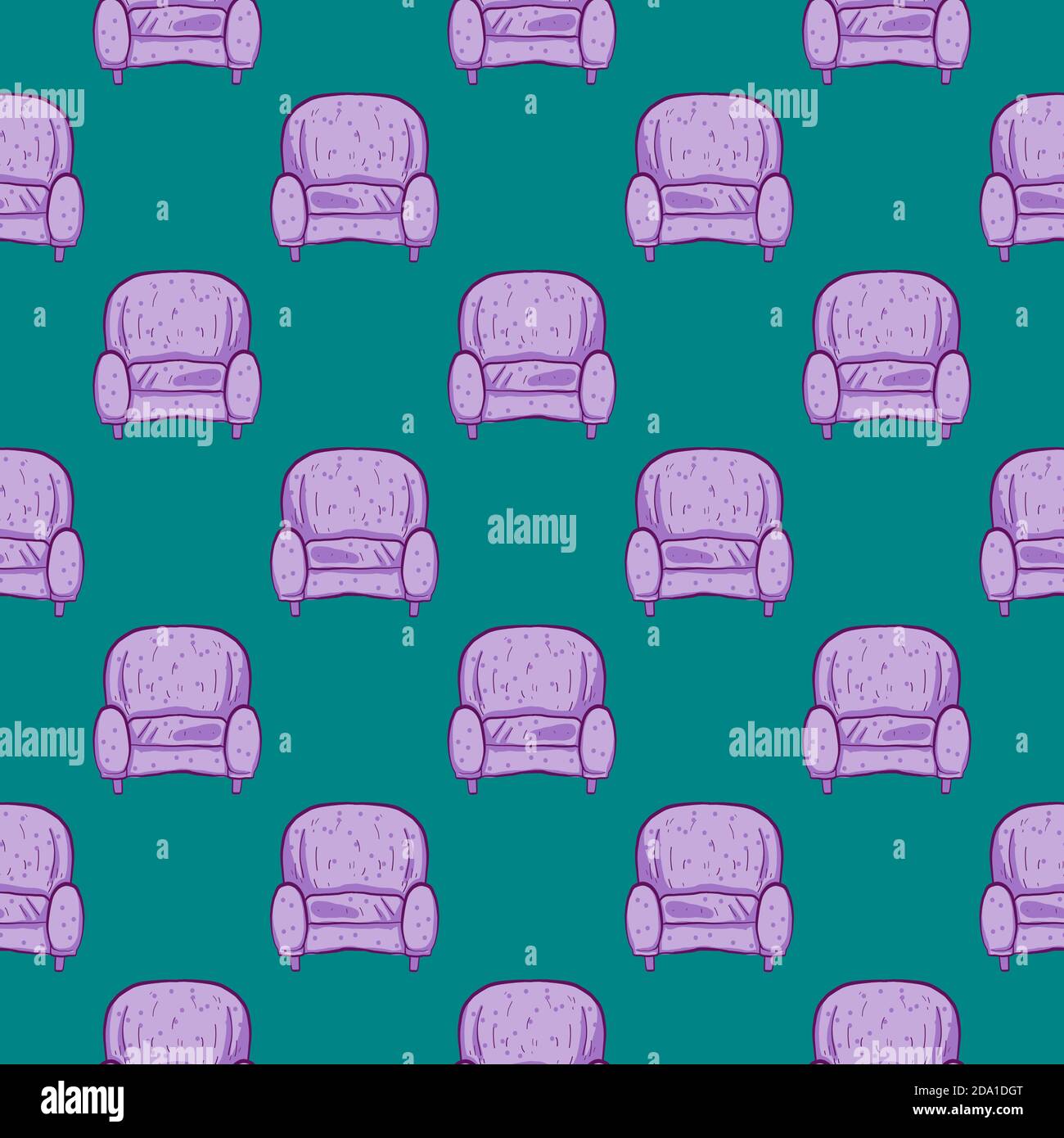 Purple arm chair Stock Vector Images - Alamy