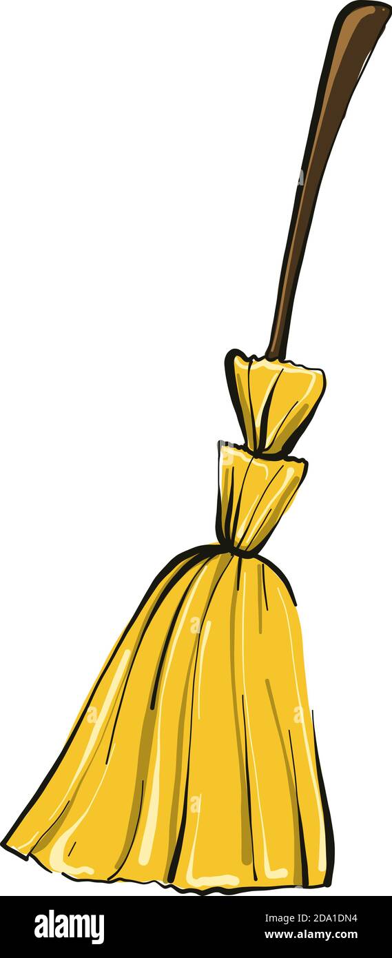 Yellow broom flower Stock Vector Images - Alamy