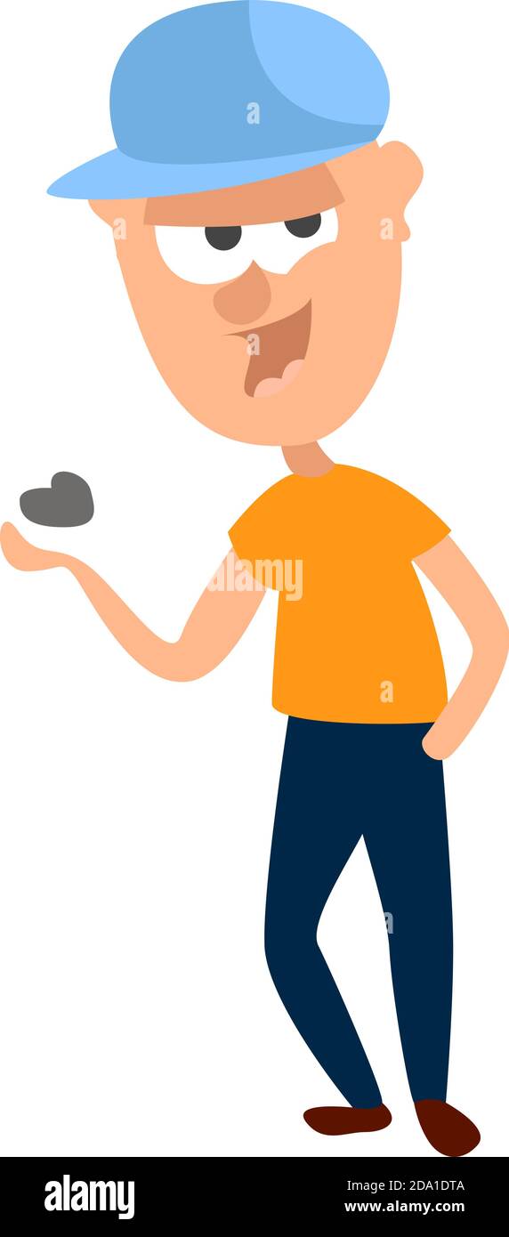 Bad guy,illustration,vector on white background Stock Vector Image ...