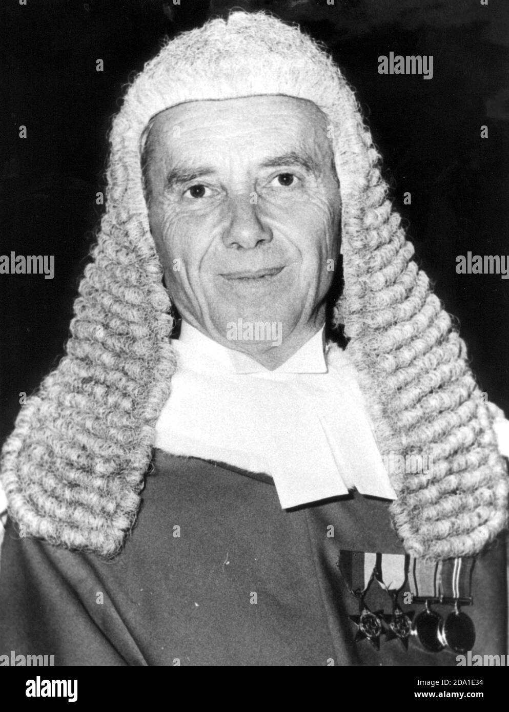 JUDGE PETER BRISTOW 1983 Stock Photo - Alamy