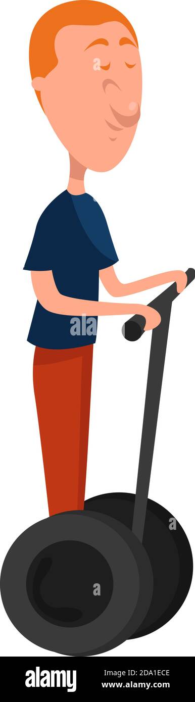 People on segway Stock Vector Images - Alamy