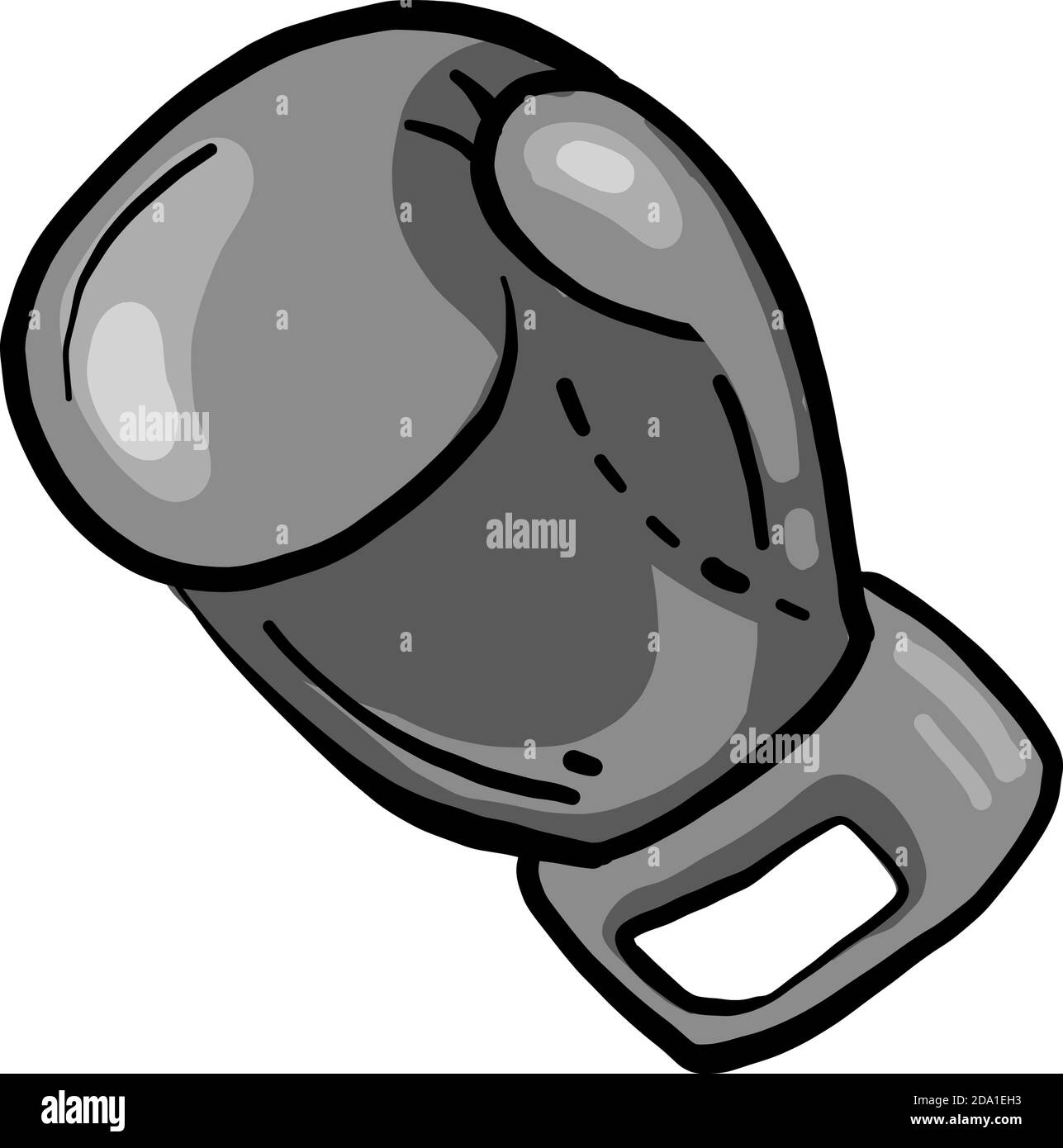 Black boxing gloves on Stock Vector Images - Alamy