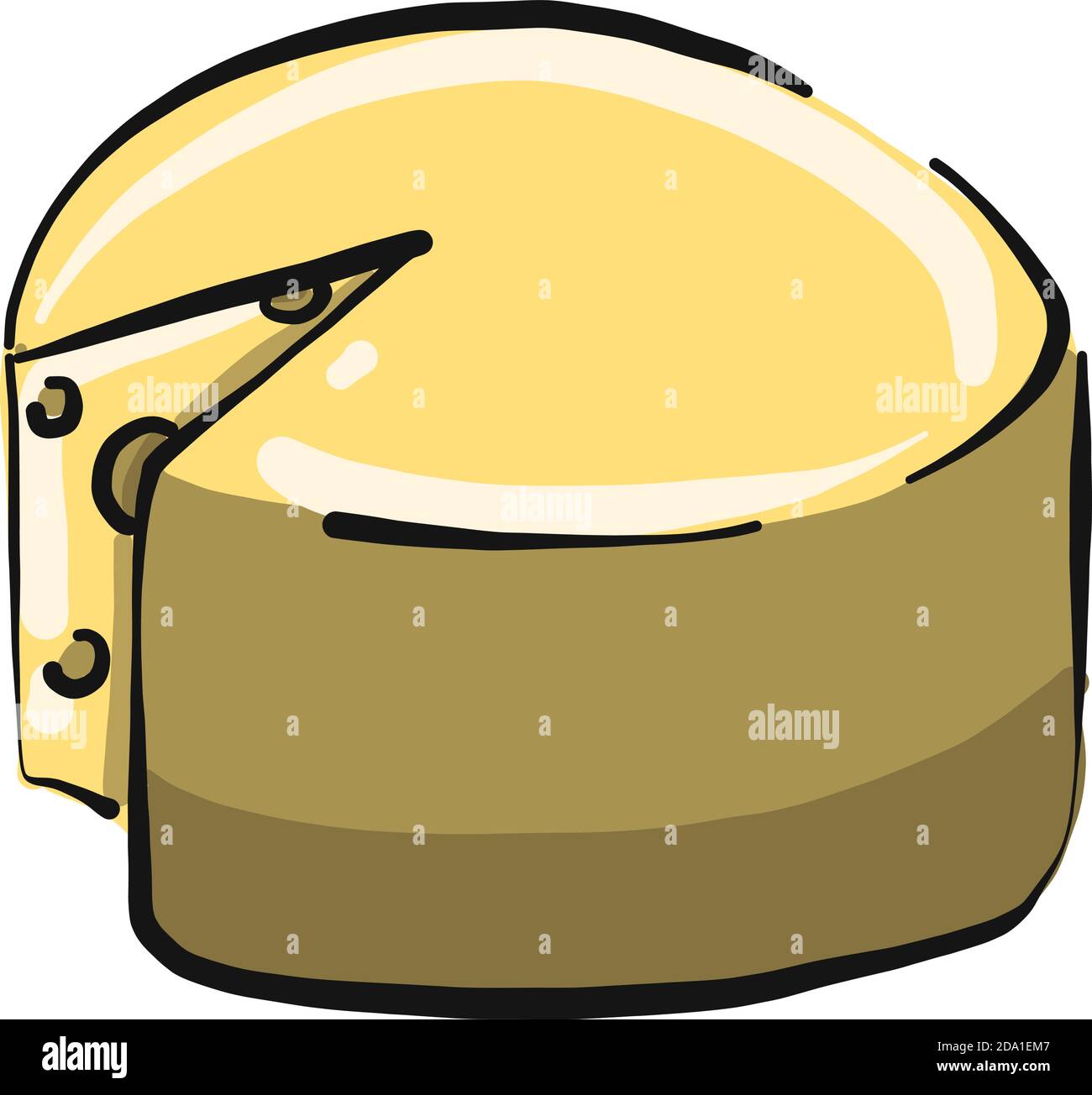 Block cheese Stock Vector Images - Alamy