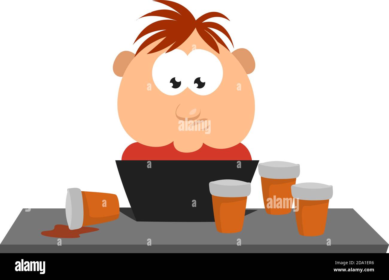 Conversation drinking Stock Vector Images - Alamy