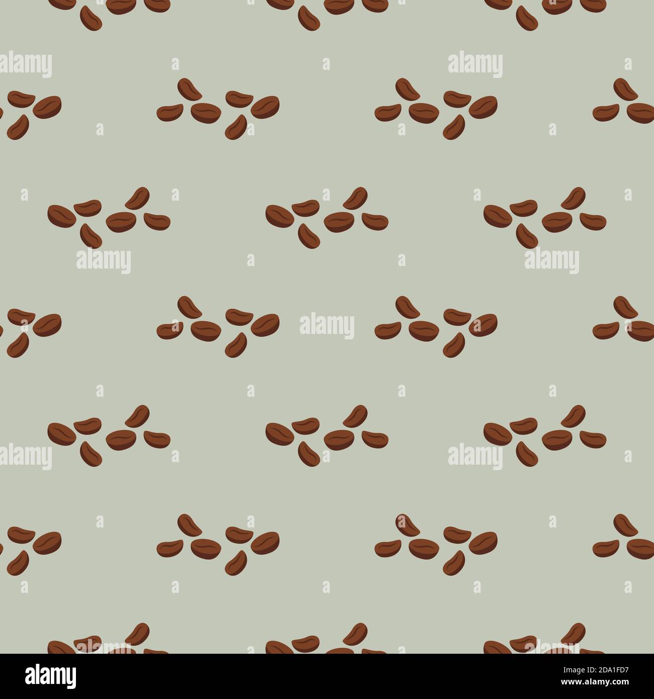 Coffee beans , seamless pattern on a light grey background Stock Vector ...