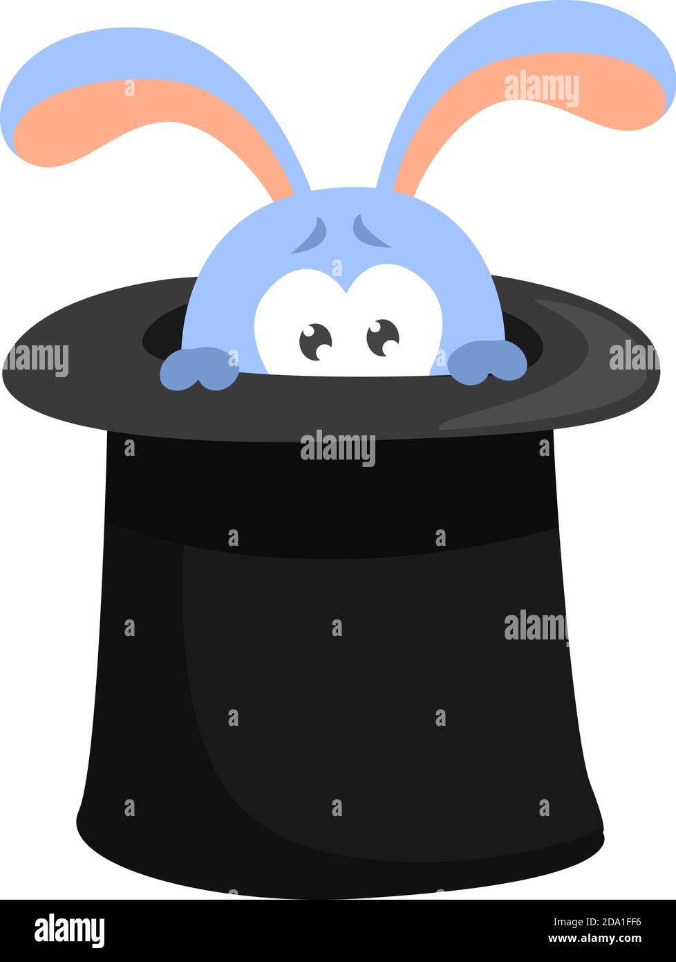 Rabbit in top magic Stock Vector Images - Alamy