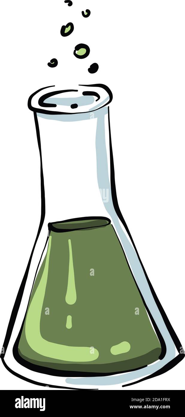 Chemical liquid,illustration,vector on white background Stock Vector ...