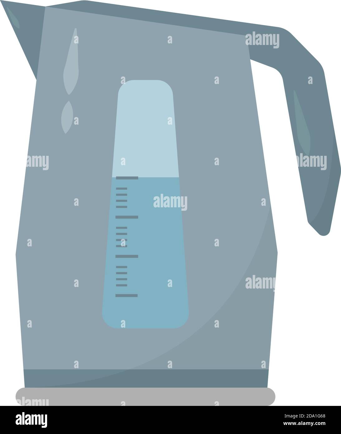 Electric kettle ,illustration,vector on white background Stock Vector ...