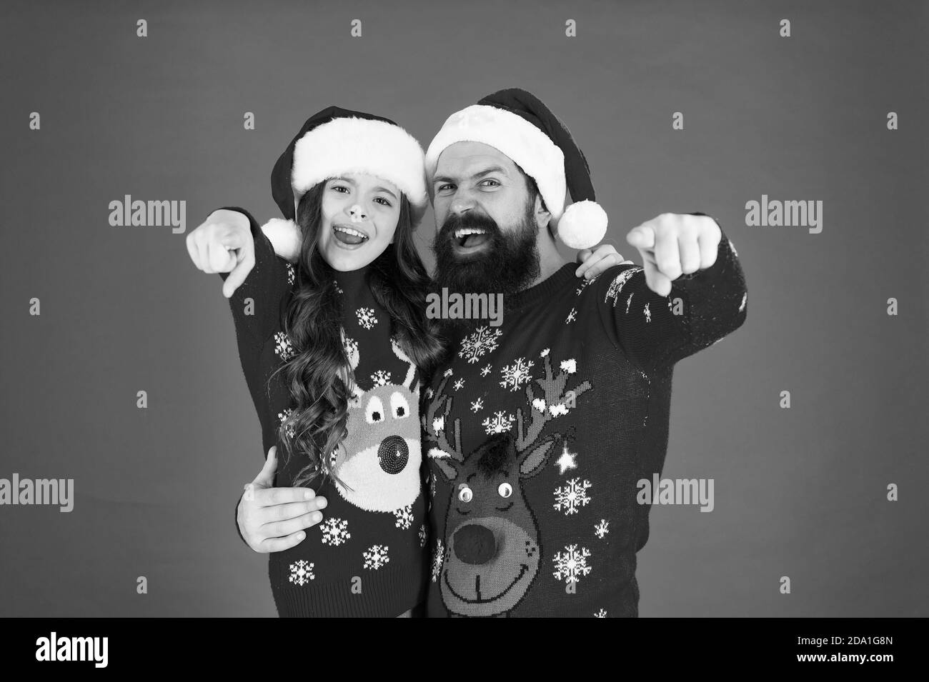 New year kid family Black and White Stock Photos & Images - Alamy