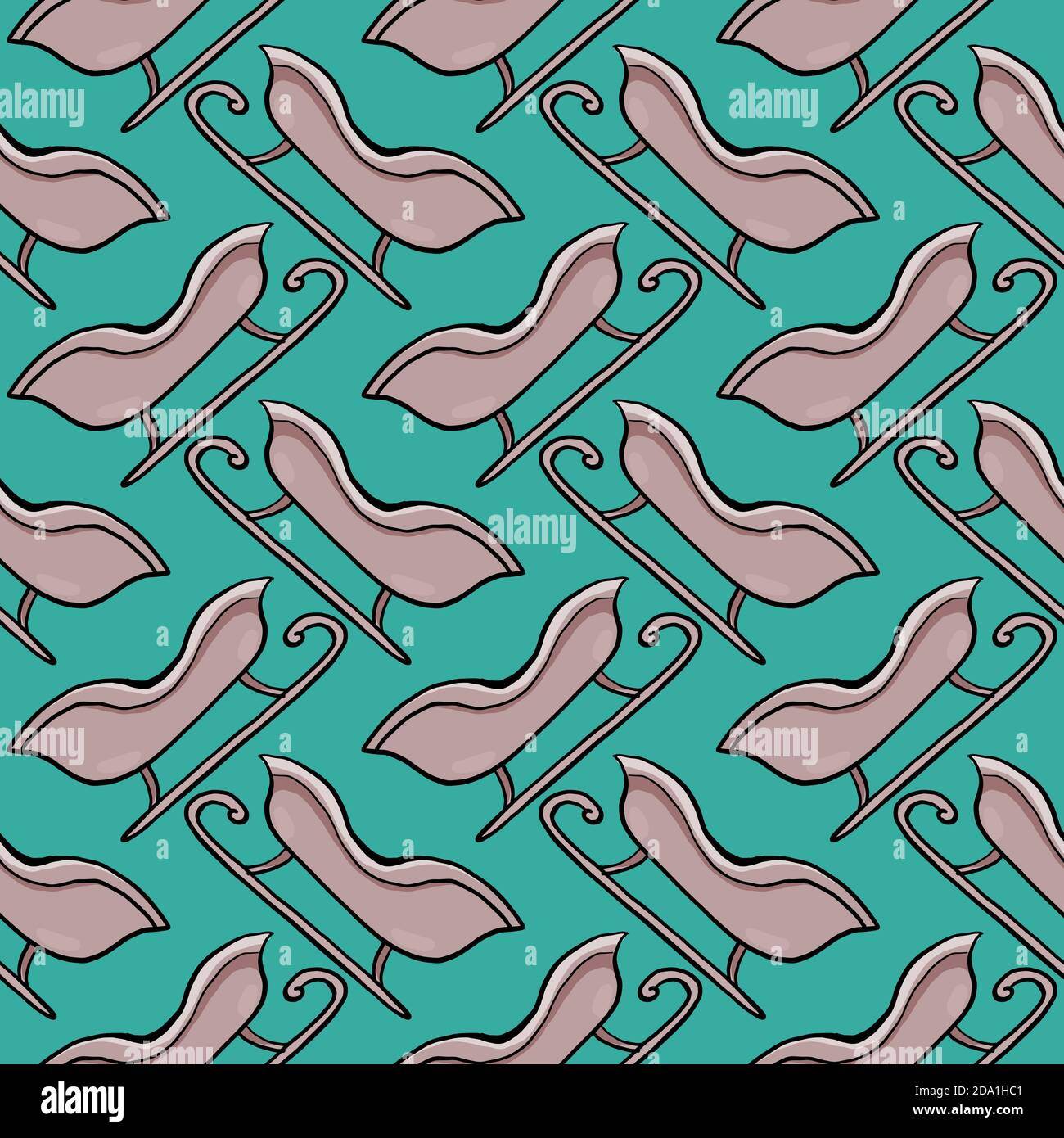 Cute seamless winter pattern Stock Vector Images - Alamy