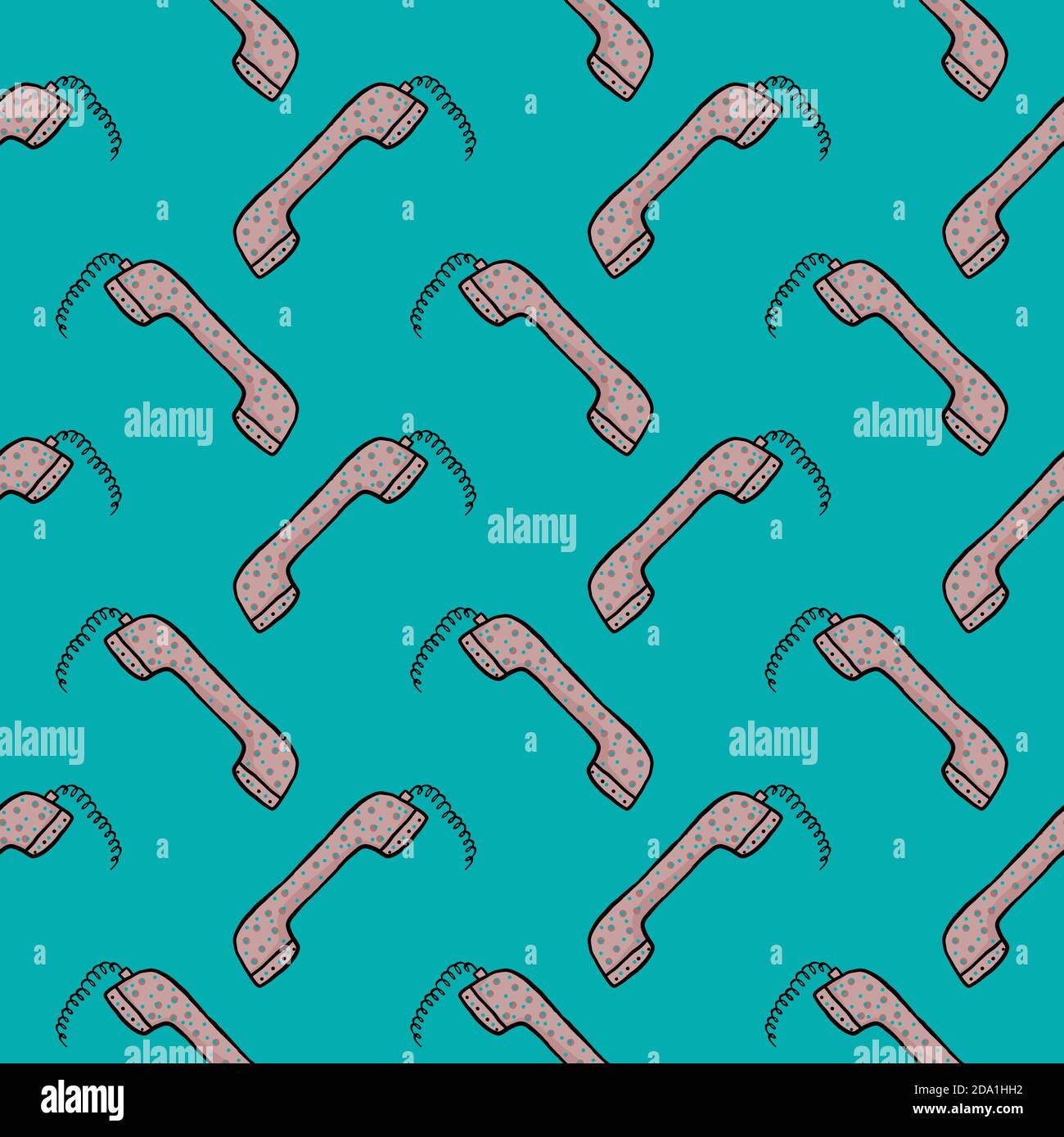 Old fashion phone Stock Vector Images - Alamy