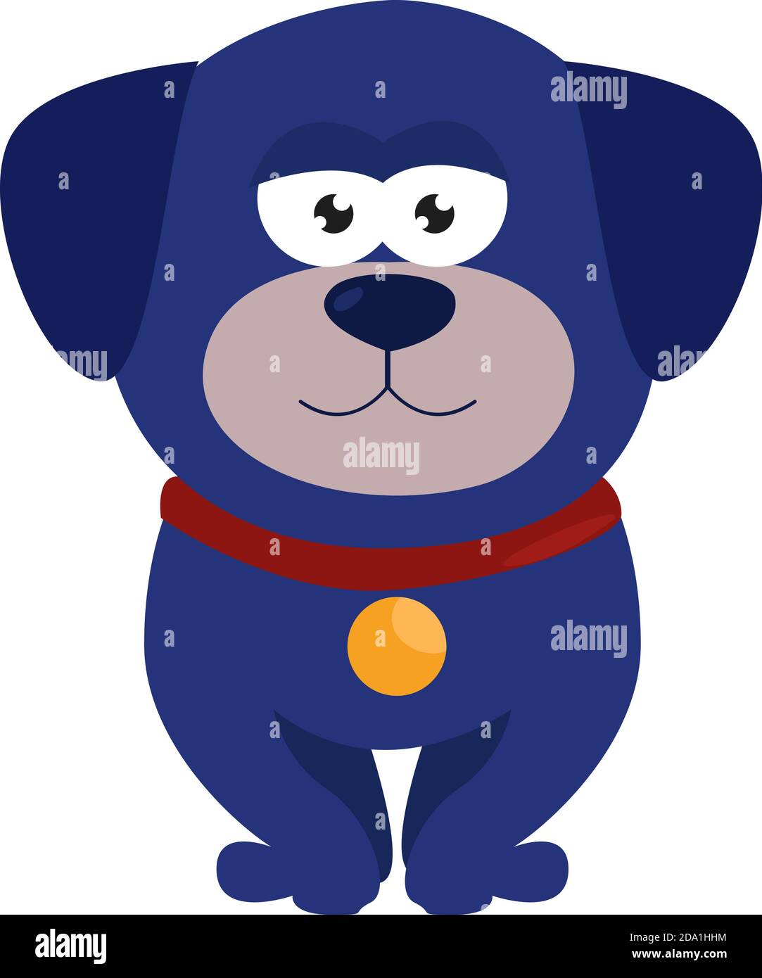 Our blue dog Stock Vector Images - Alamy