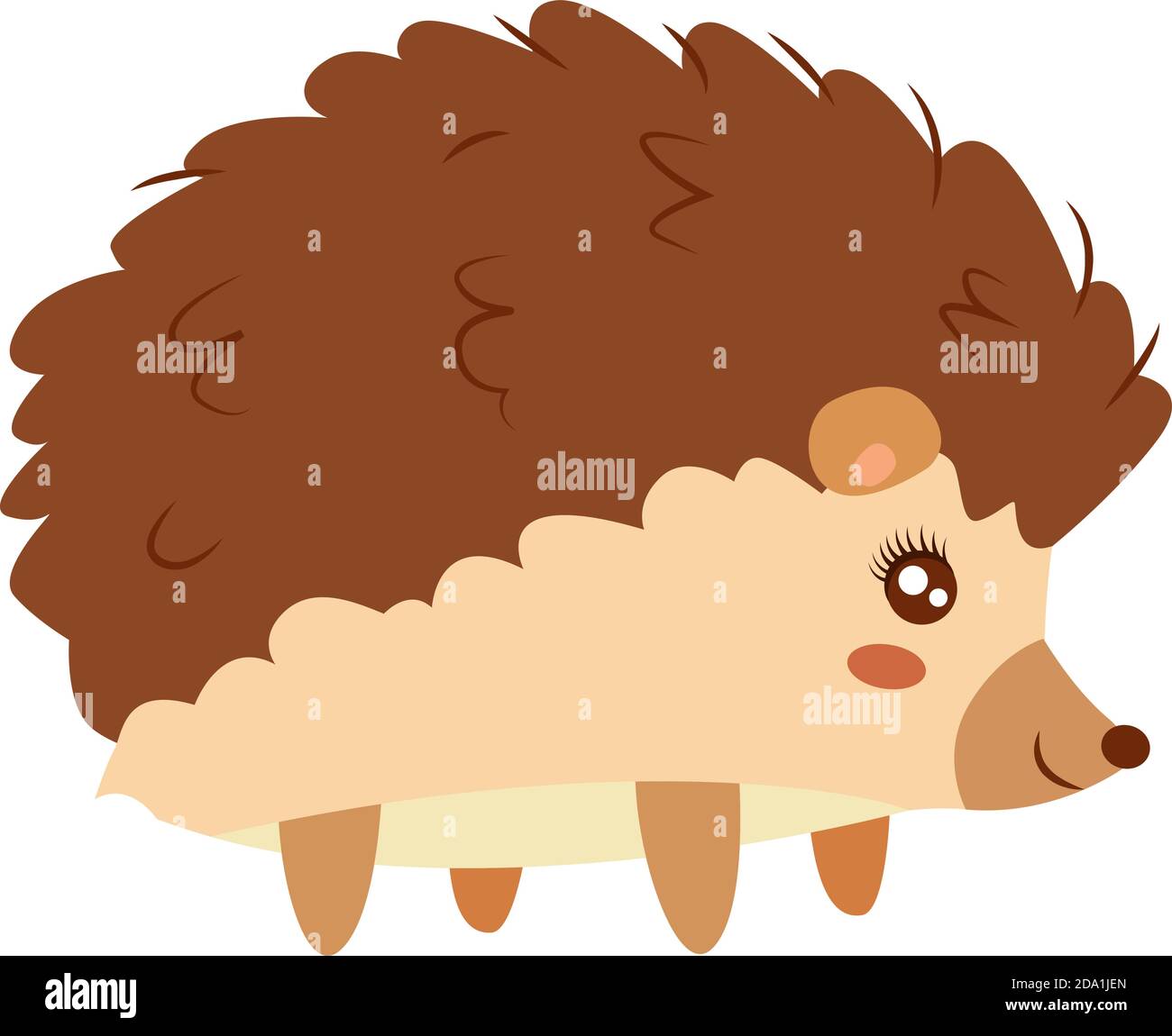 Cute hedgehog ,illustration,vector on white background Stock Vector ...