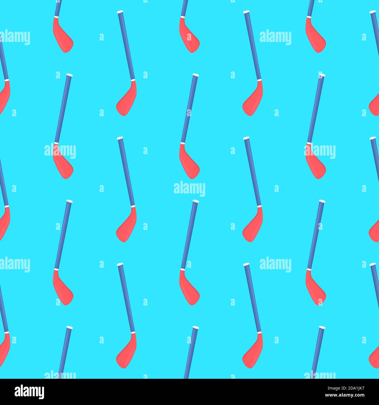 Blue hockey sticks , seamless pattern on a blue background Stock Vector ...