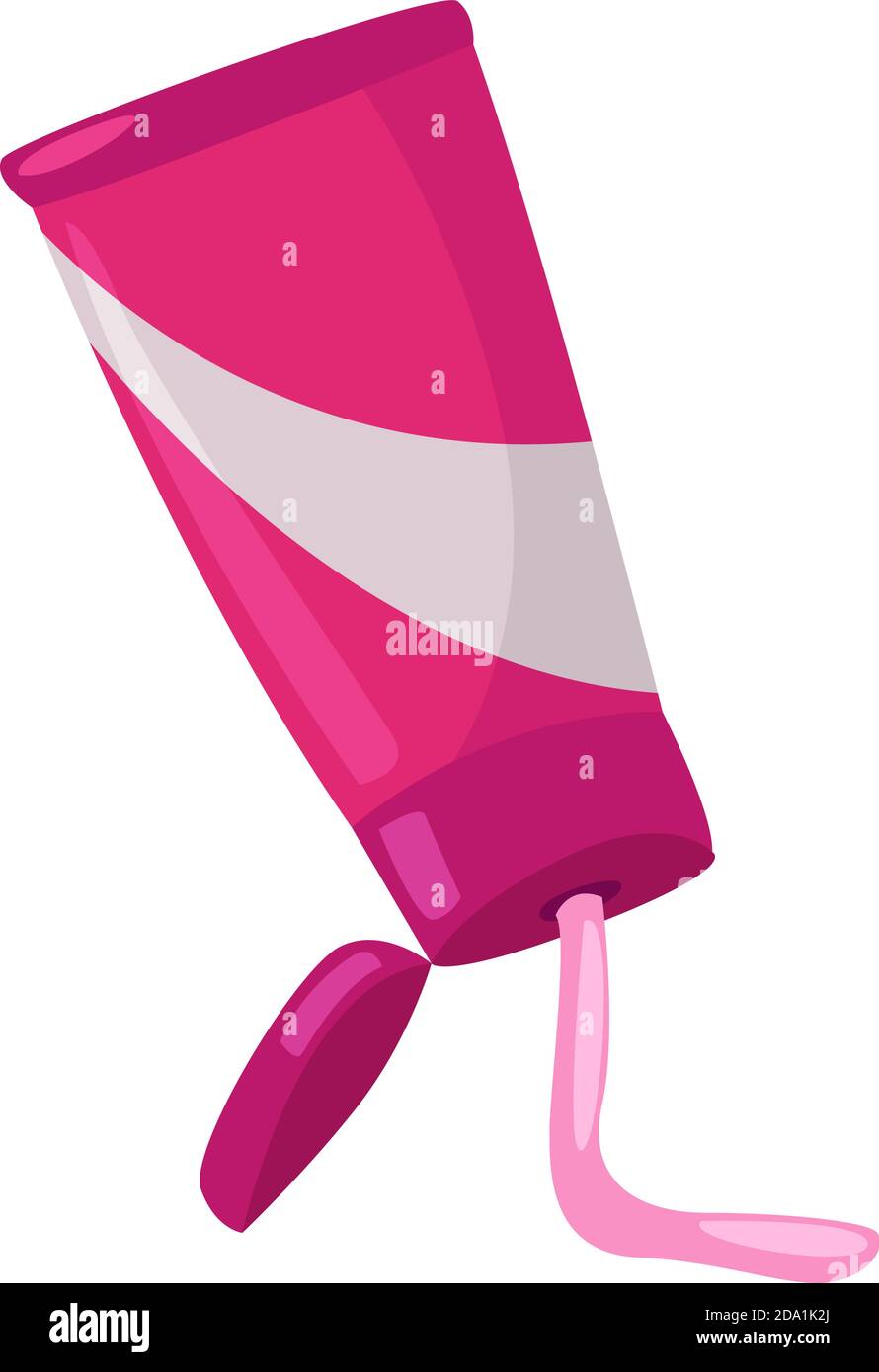 Pink tube cream gel Stock Vector Images - Alamy