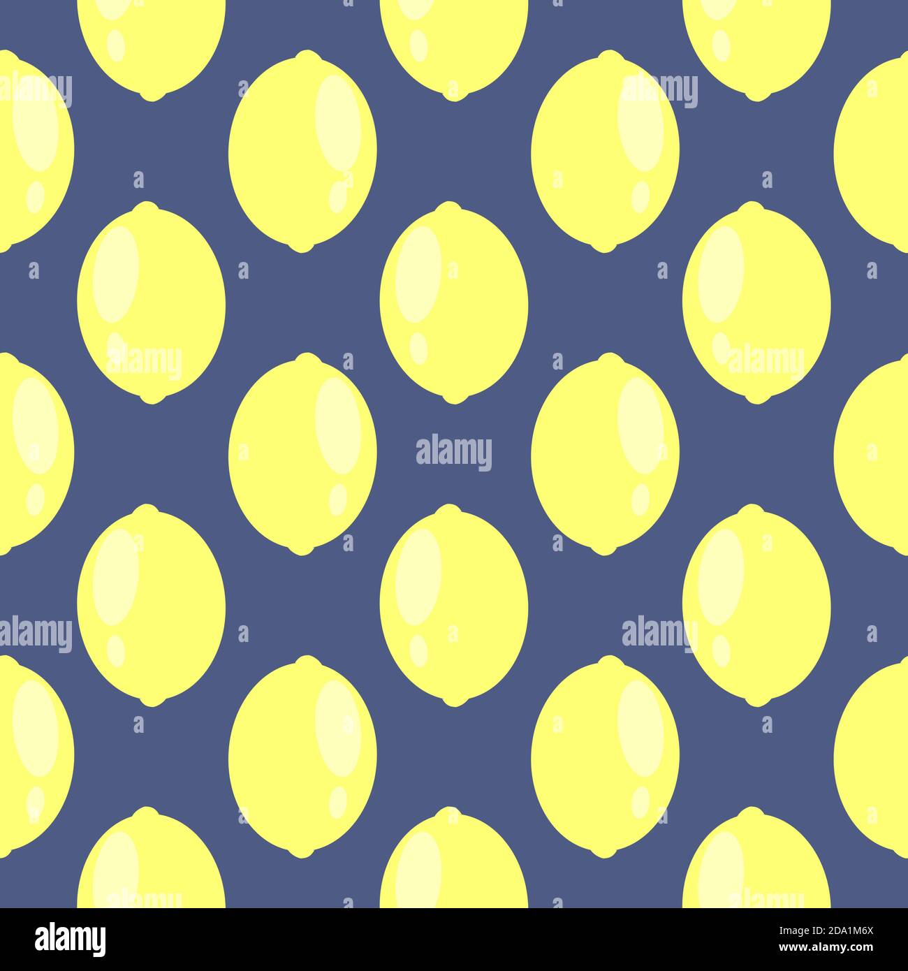 Fresh lemon on blue Stock Vector Images - Alamy