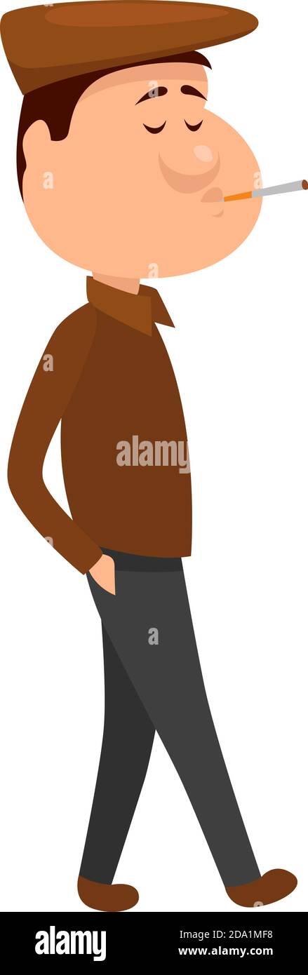 Fashion old man in Stock Vector Images - Alamy
