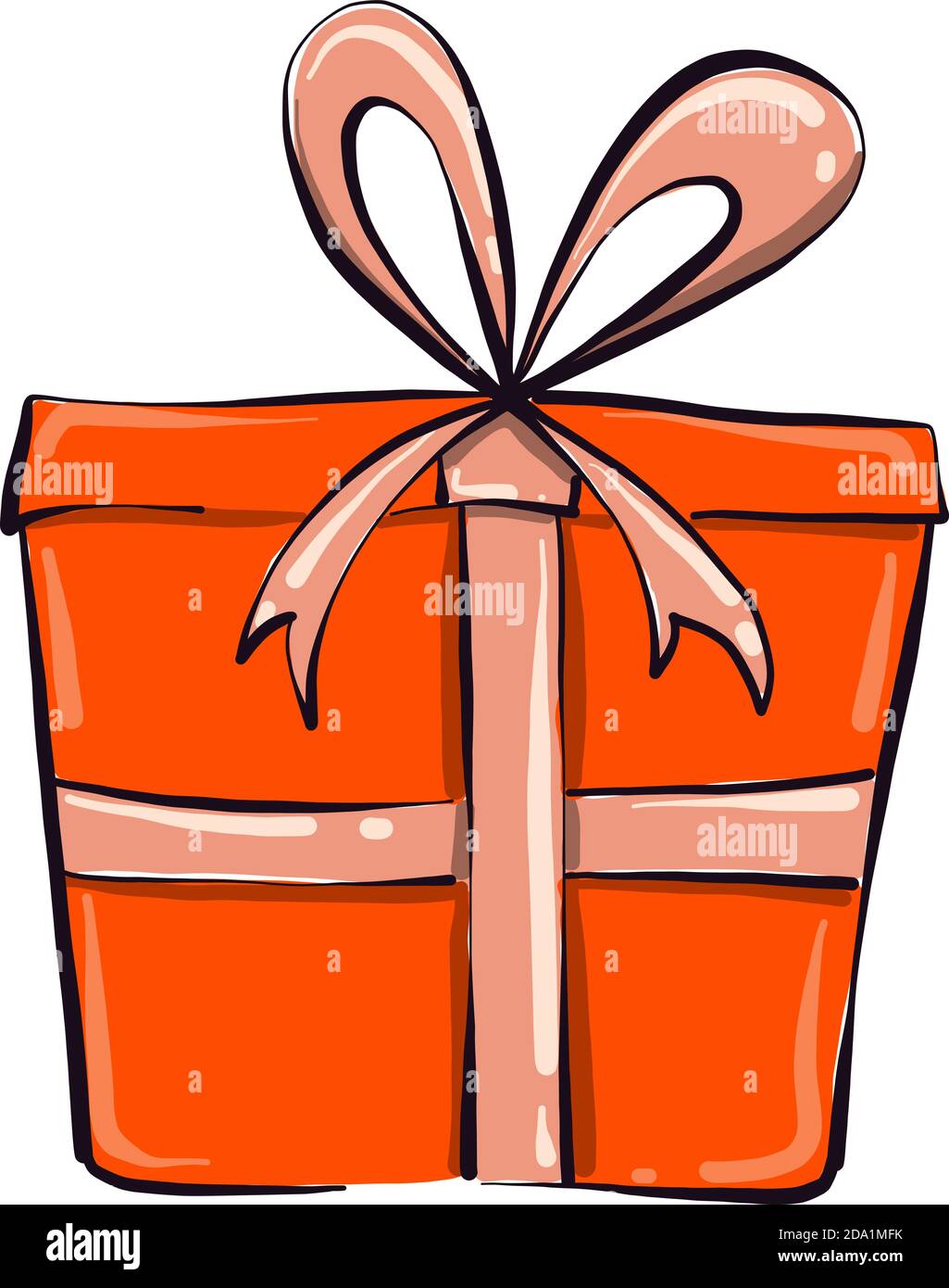 Red present Stock Vector Images - Alamy