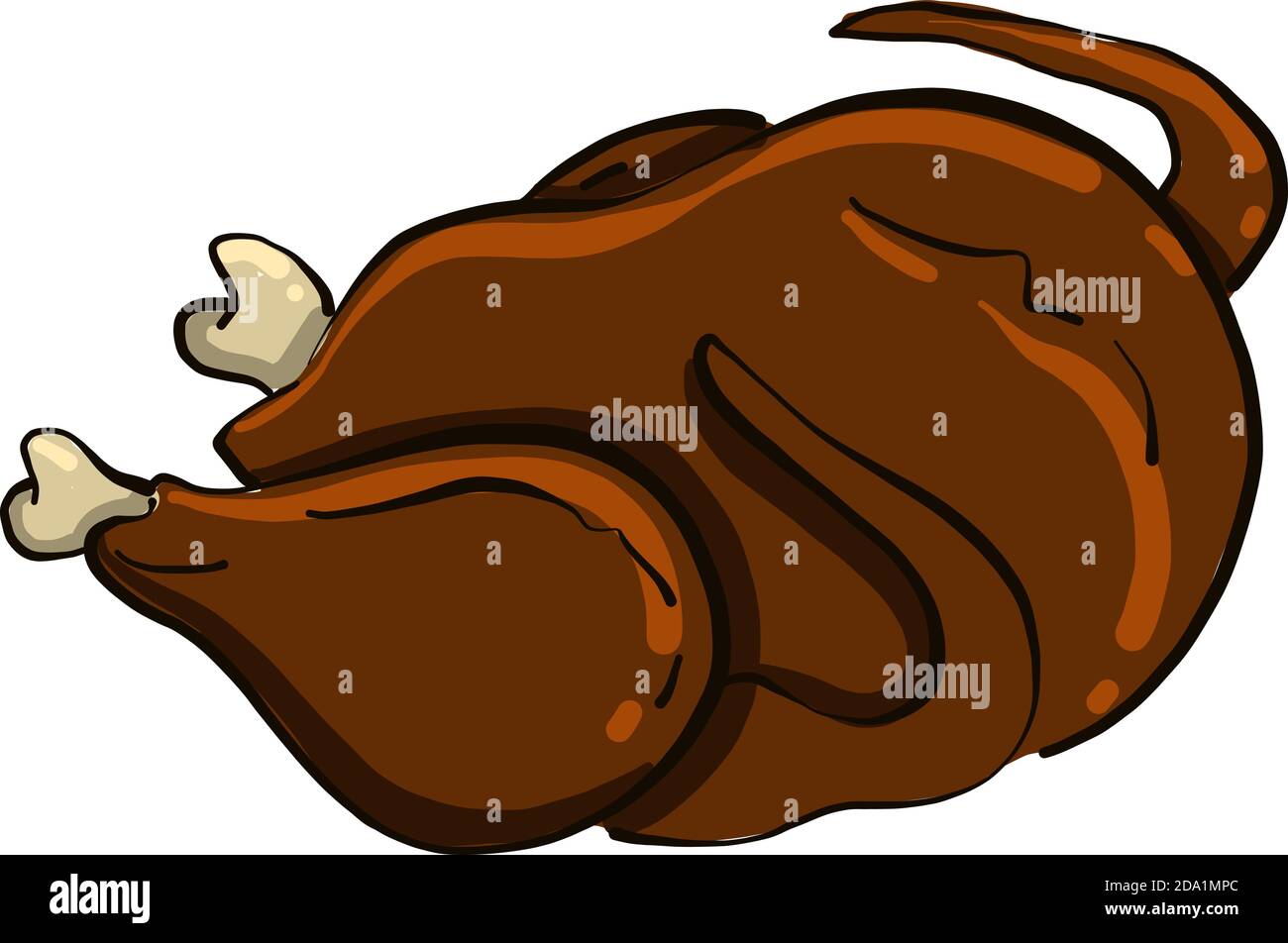 Hot chicken wings fried Stock Vector Images - Alamy