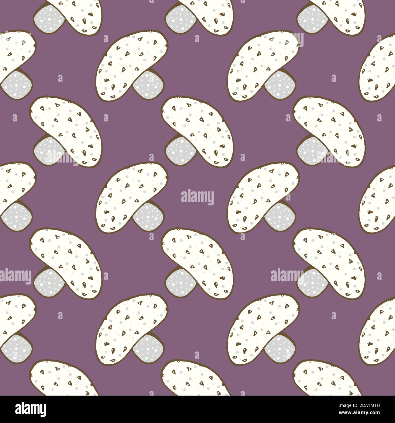 Purple toadstool Stock Vector Images - Alamy