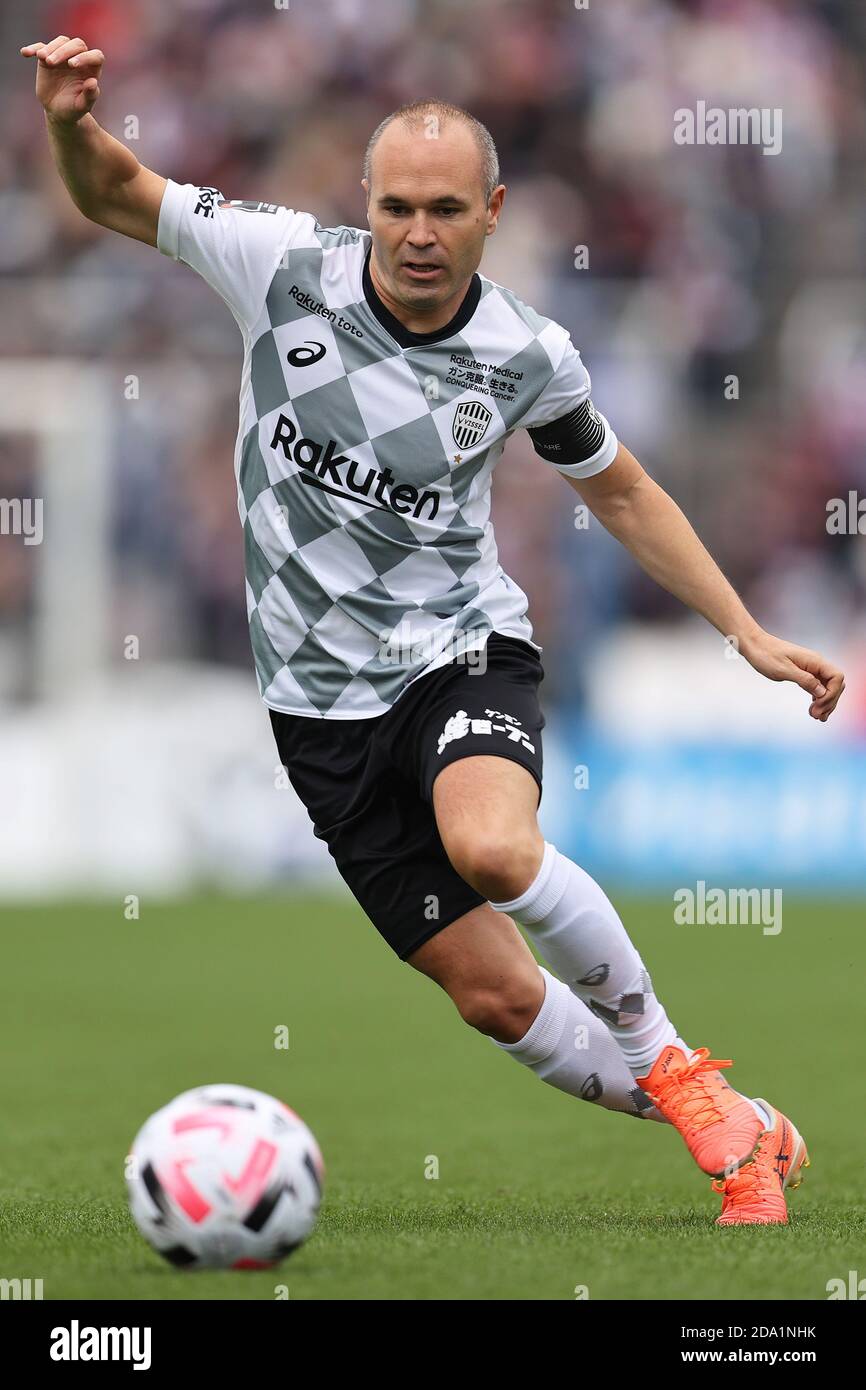 Kanagawa, Japan. 8th Nov, 2020. Andres Iniesta (Vissel) Football/Soccer ...