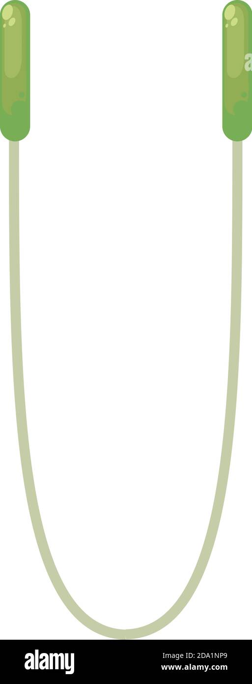 Skipping rope , illustration, vector on white background Stock Vector ...