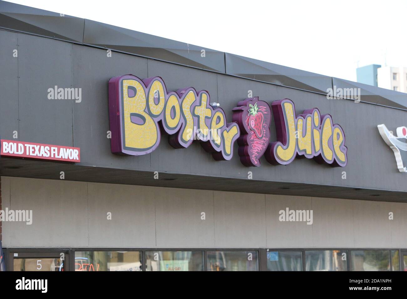 Get the booster sign hi-res stock photography and images - Alamy