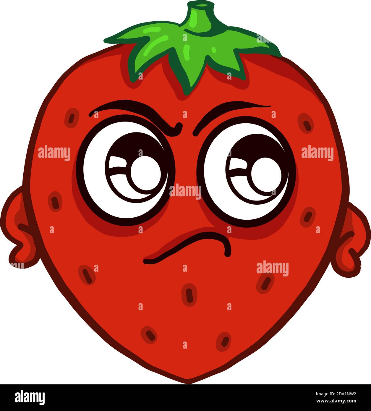 Scared Fruit Stock Vector Images - Alamy