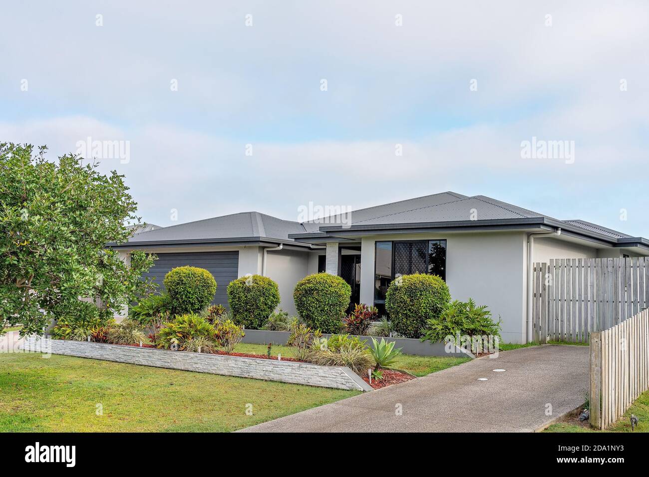 Walkerston, Queensland, Australia - October 2019: A one level suburban ...