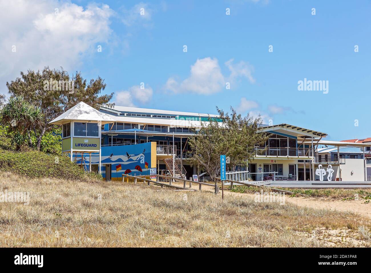 Mackay, Queensland, Australia - October 2019: Surf lifesaving lifeguard ...