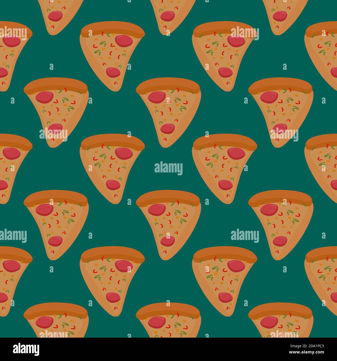 Cartoon pizza slices fast food Stock Vector Images - Alamy