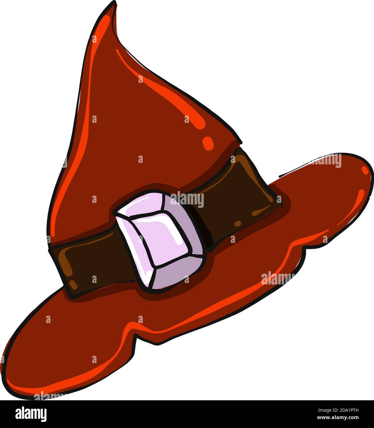 Red pointy hat Stock Vector Images - Alamy