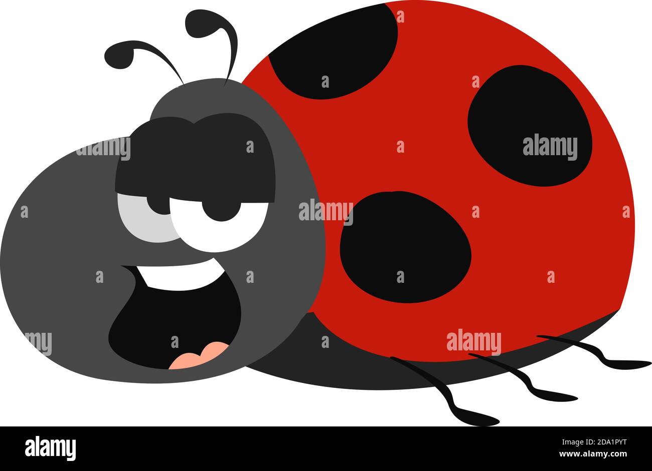 Red ladybug , illustration, vector on white background Stock Vector ...