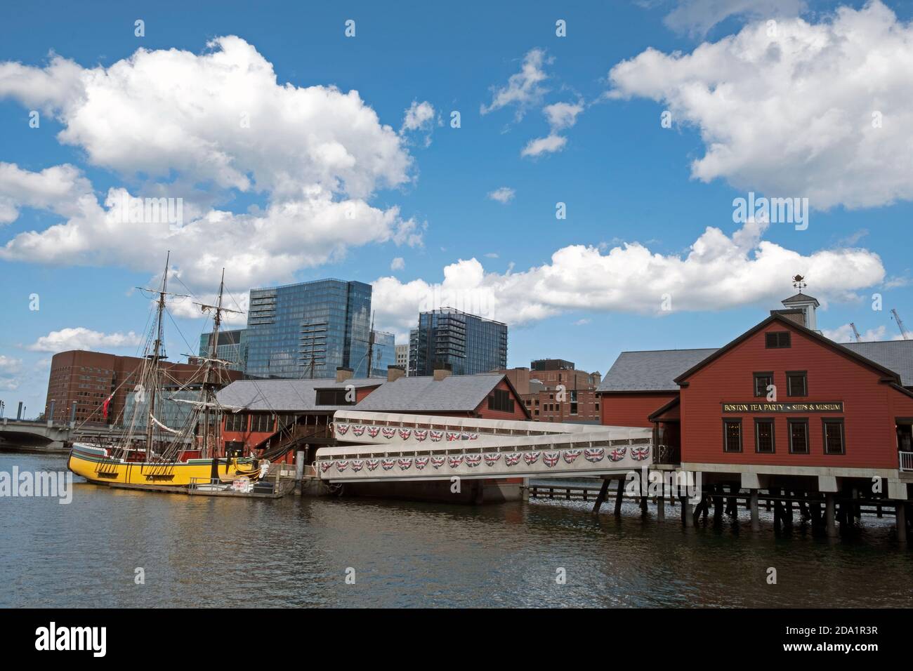 Boston Tea Party Ship Museum, Massachusetts, USA. 08/01/20 Stock Photo ...