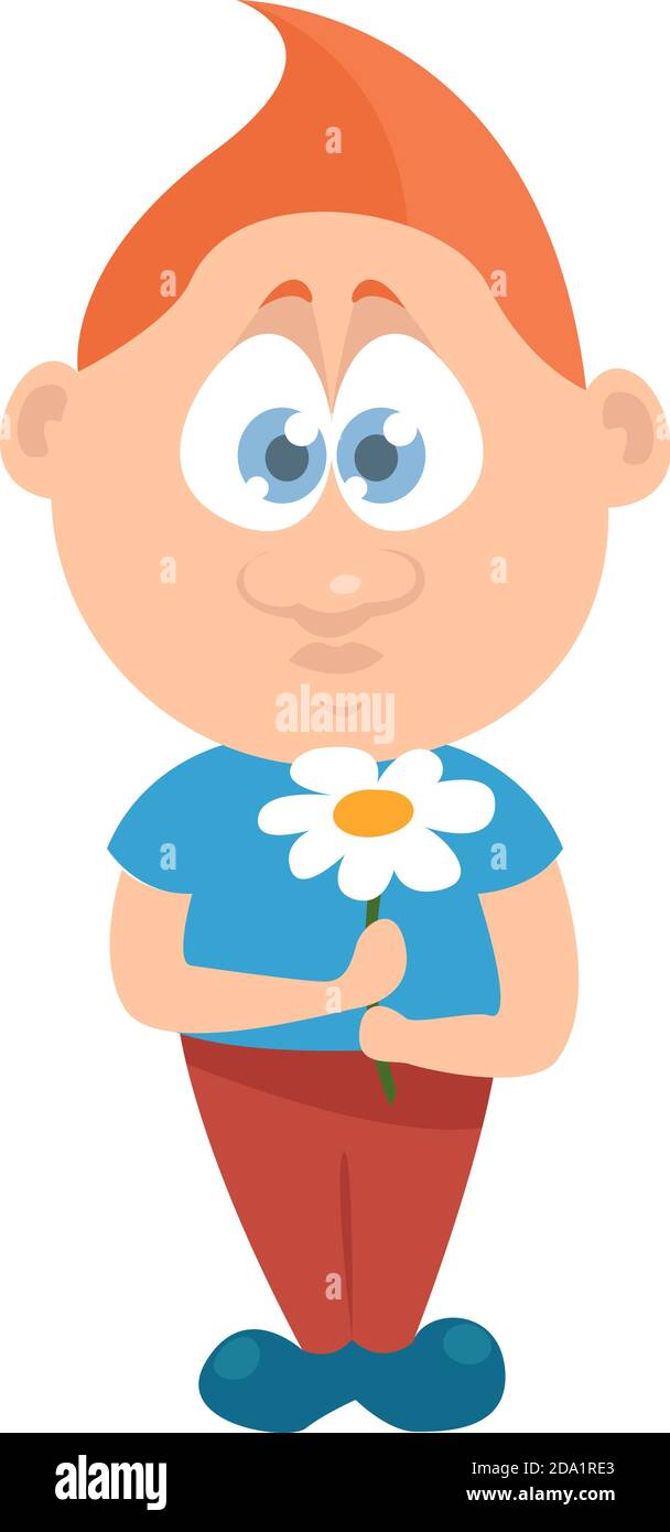 Happy small boy on Stock Vector Images - Alamy