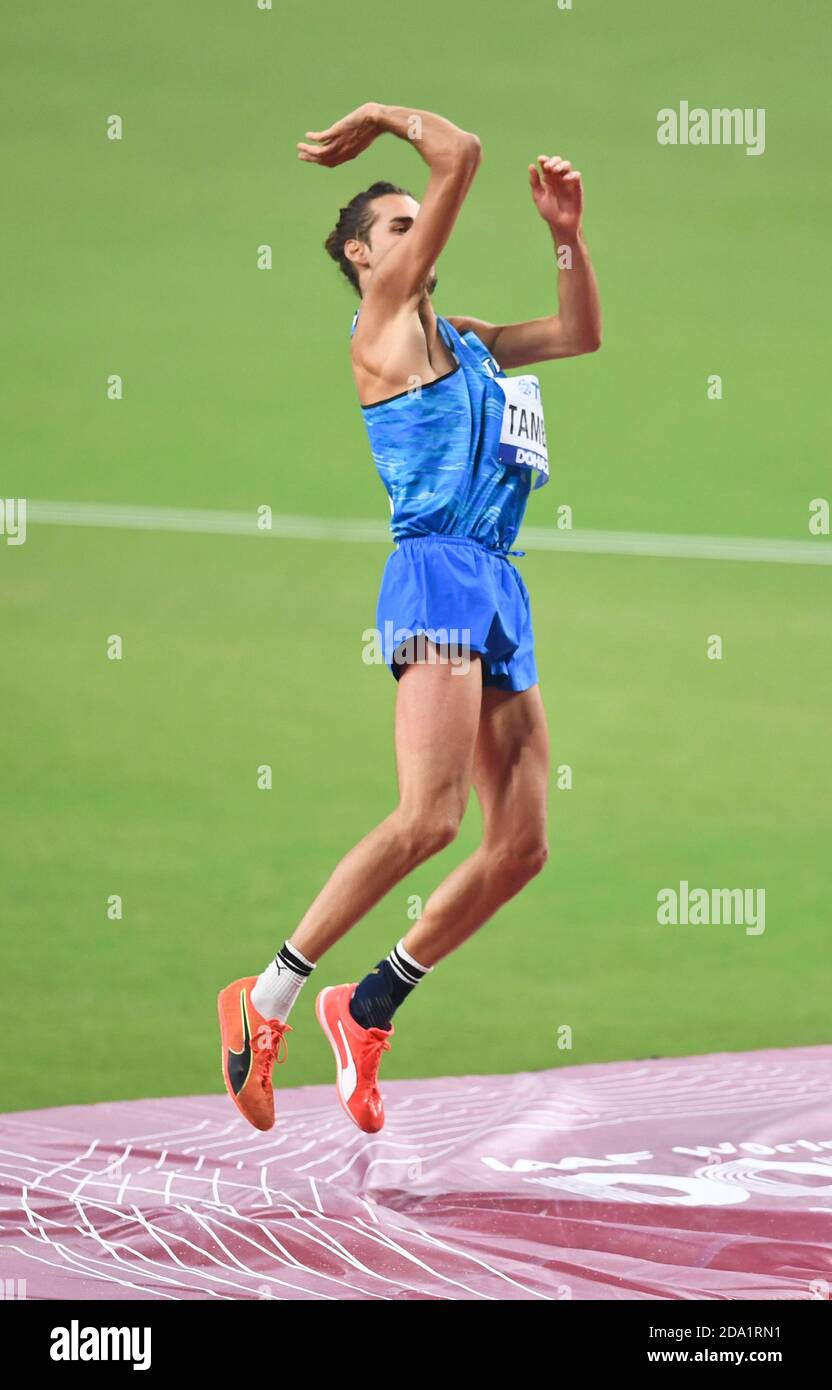 Gianmarco Tamberi (Italy). High Jump Final. IAAF World Athletics ...