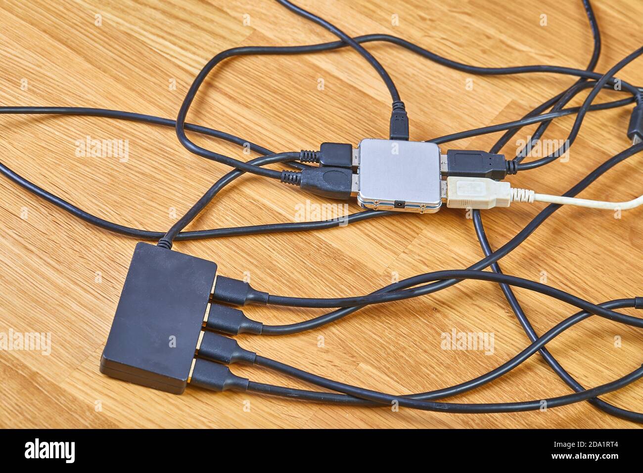 Usb hubs and cables Stock Photo - Alamy