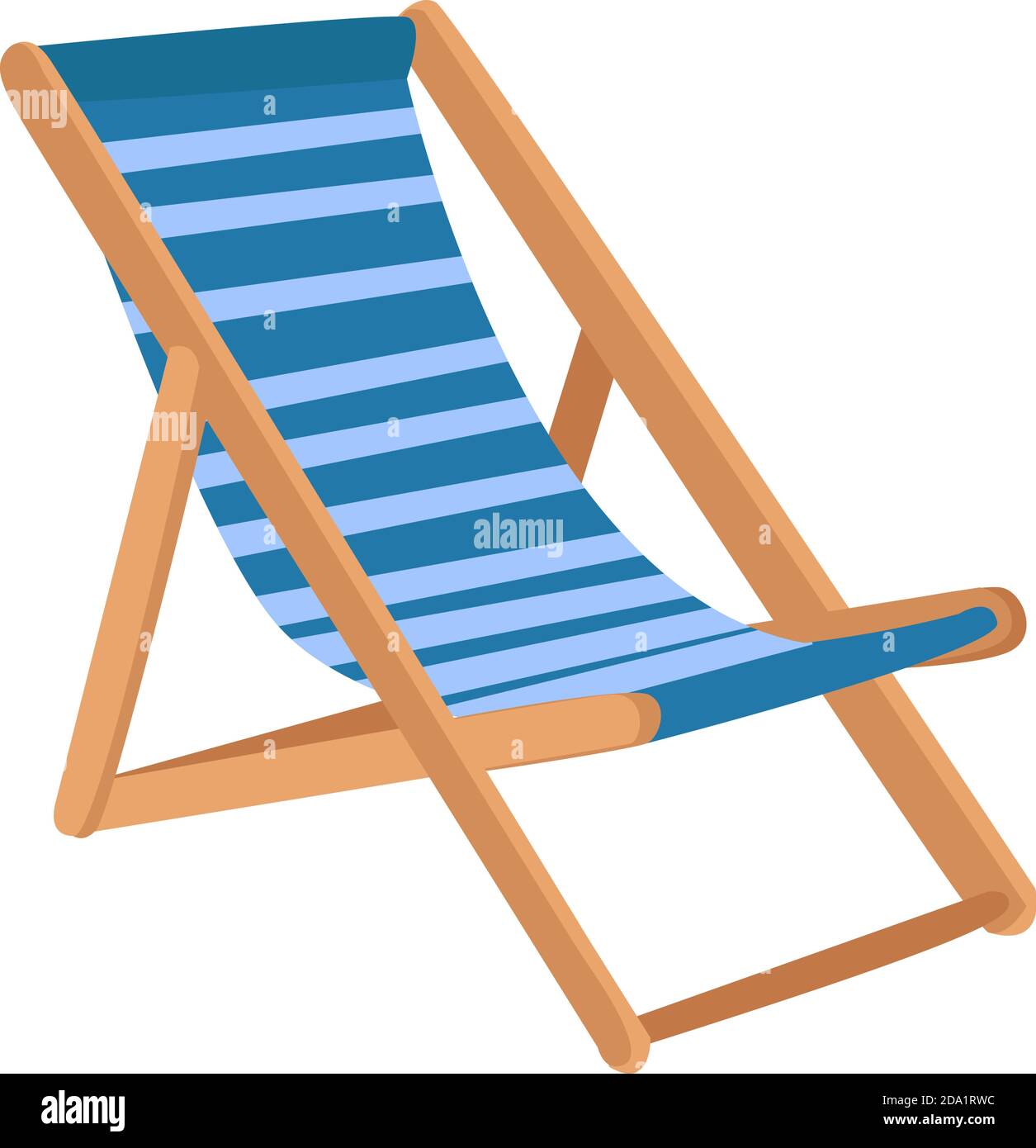 Sun lounger chair Stock Vector Images - Alamy