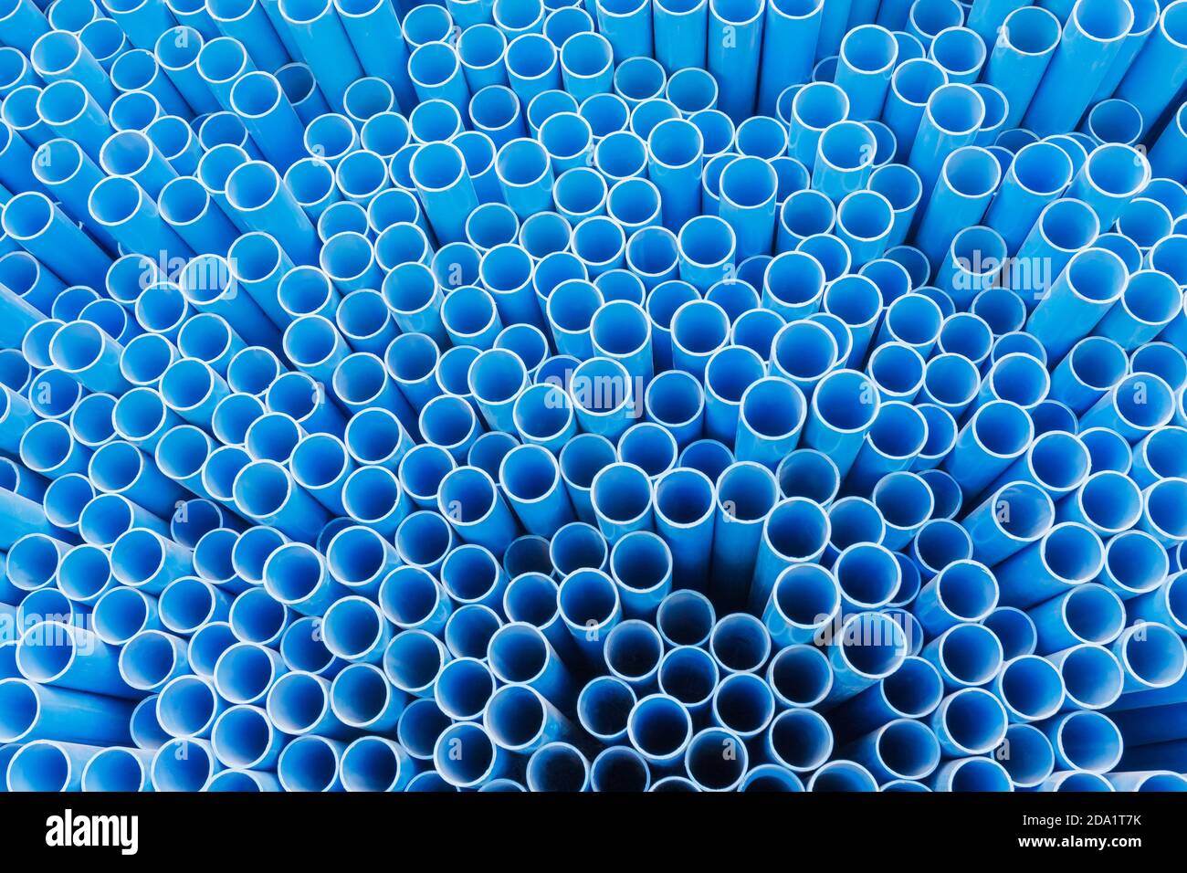 PVC pipes stacking on shelf in warehouse Stock Photo - Alamy