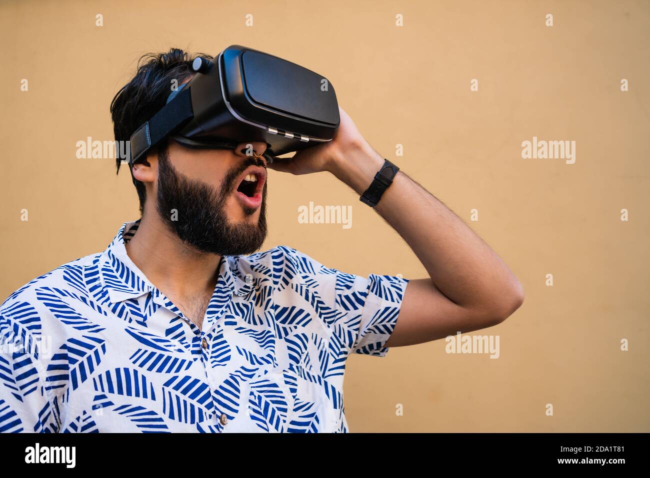 Person playing vr game hi-res stock photography and images - Alamy