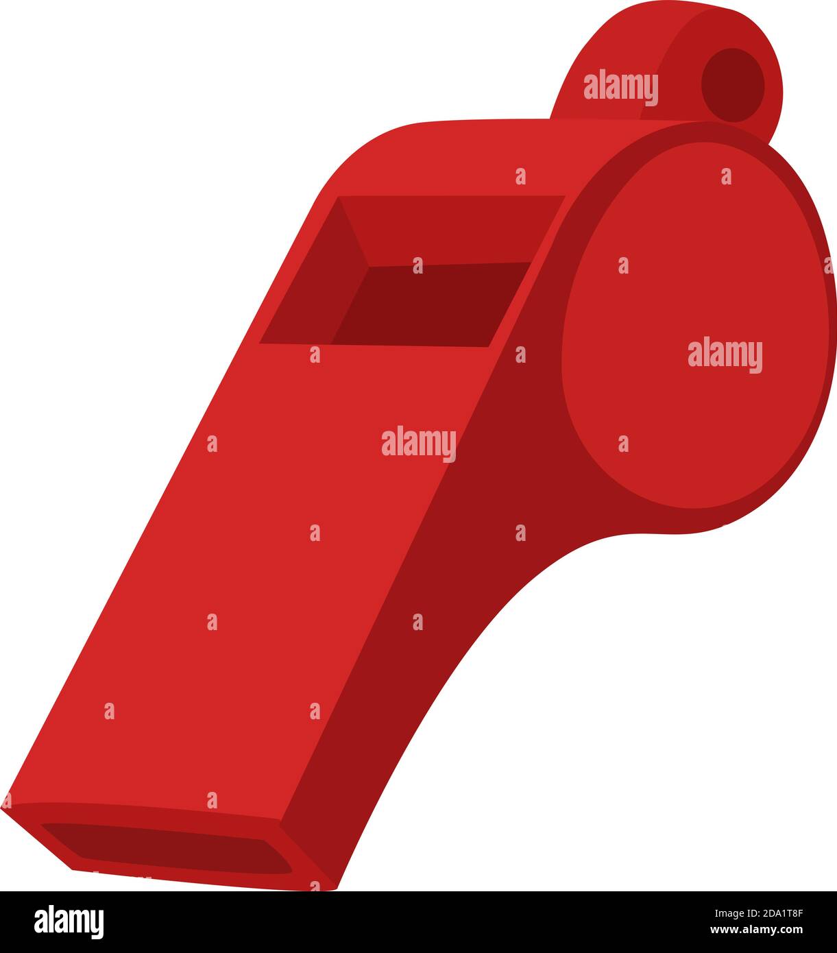 Red whistle ,illustration, vector on white background Stock Vector ...