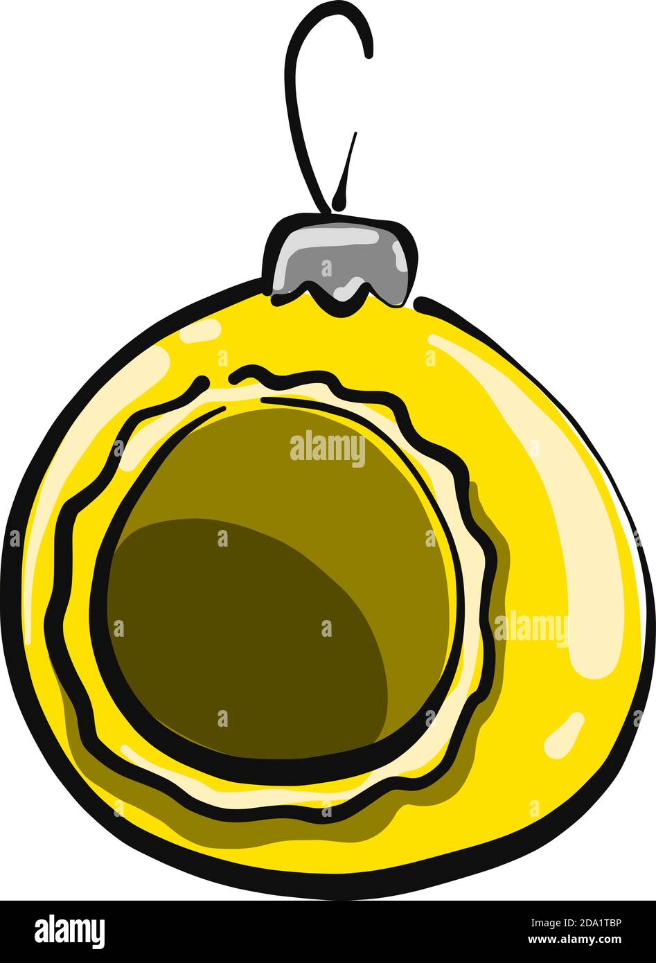 Yellow ribbon and tree Stock Vector Images - Alamy