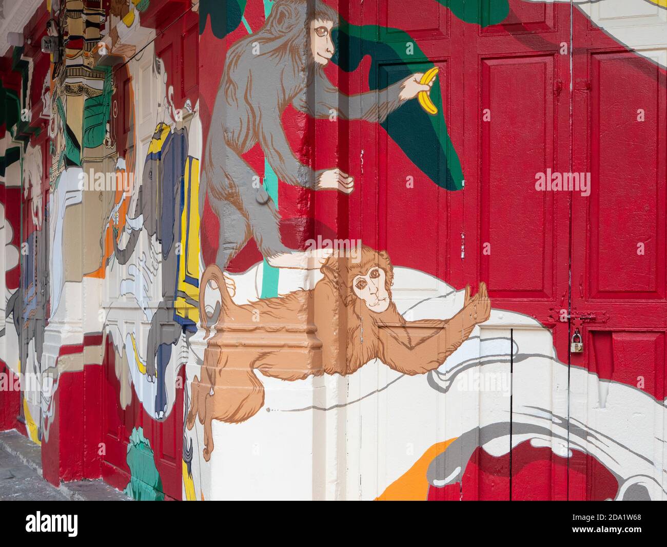 Monkey graffiti hi-res stock photography and images - Alamy