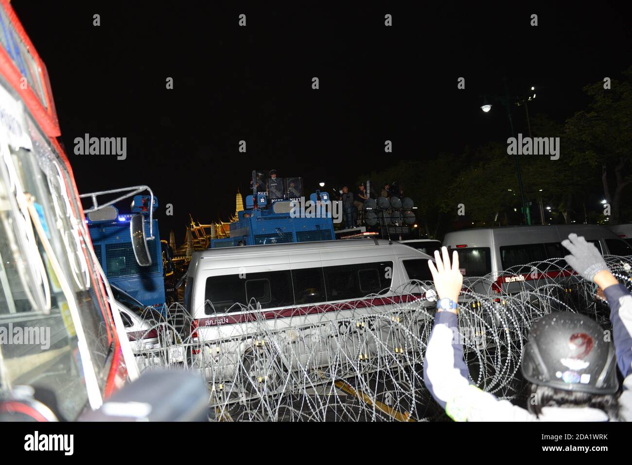 Crowd control spray hi-res stock photography and images - Alamy