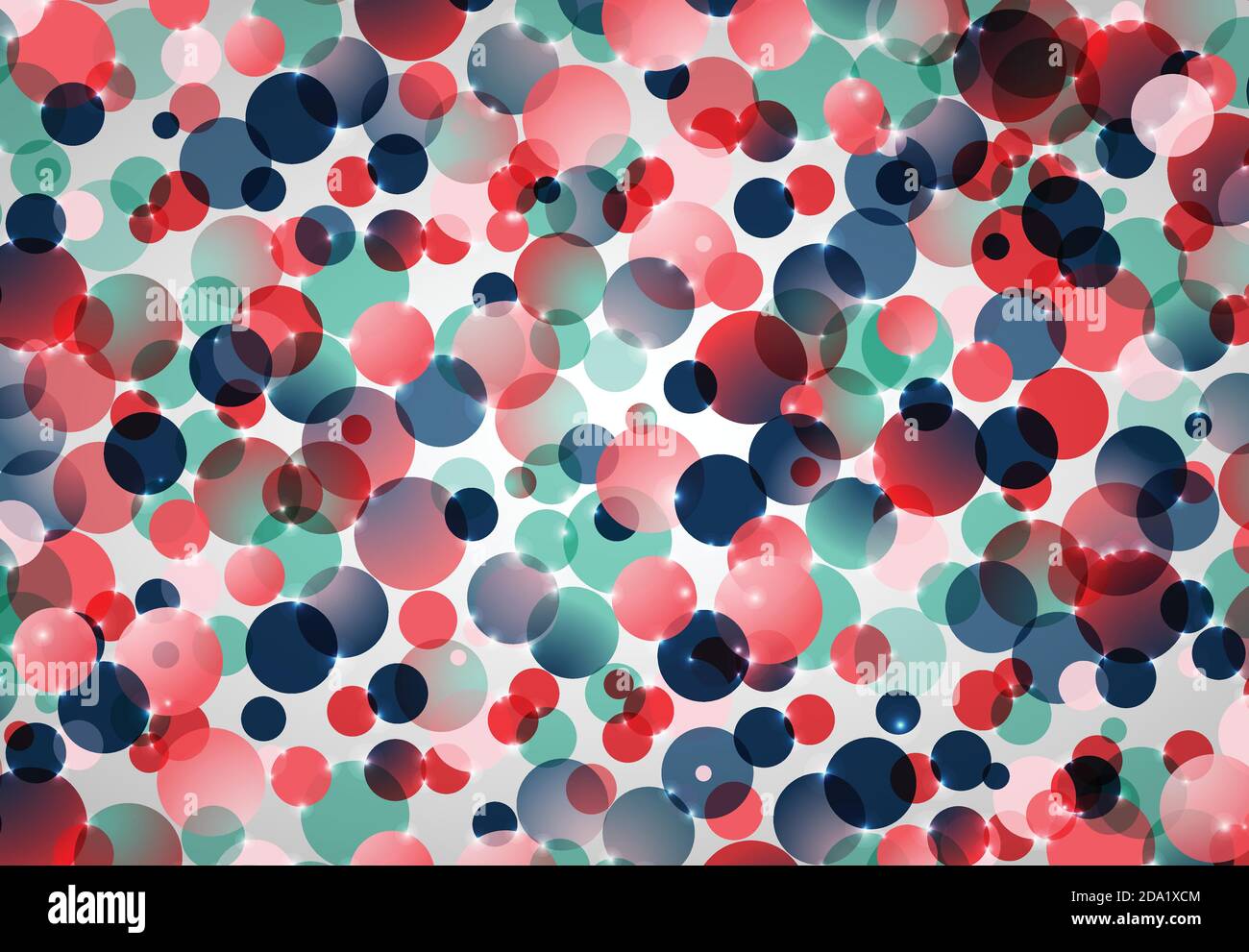 Abstract Of Colorful Gradient Circle Pattern Design Of Bubble Artwork Background Decorate For