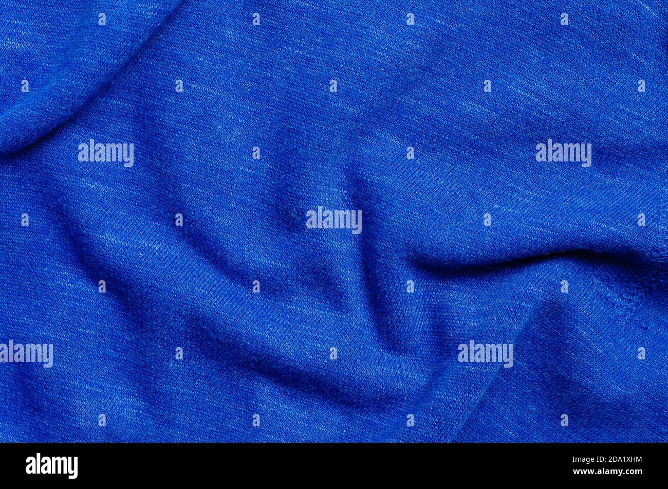 Texture of Blue Cotton Fabric Stock Photo - Alamy