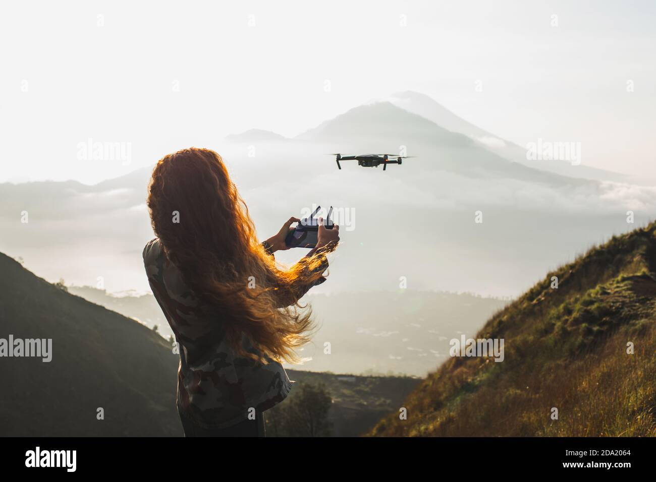 Woman drone pilot hi-res stock photography and images - Alamy